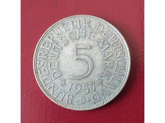 5 MARAKA 1957 D srebro