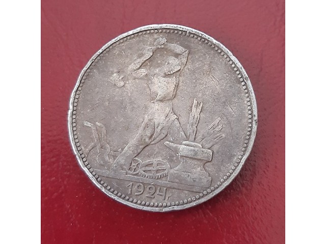 1 POLTINNIK 1924 srebro