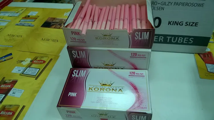 PINK SLIM 100 TUBA KARTON