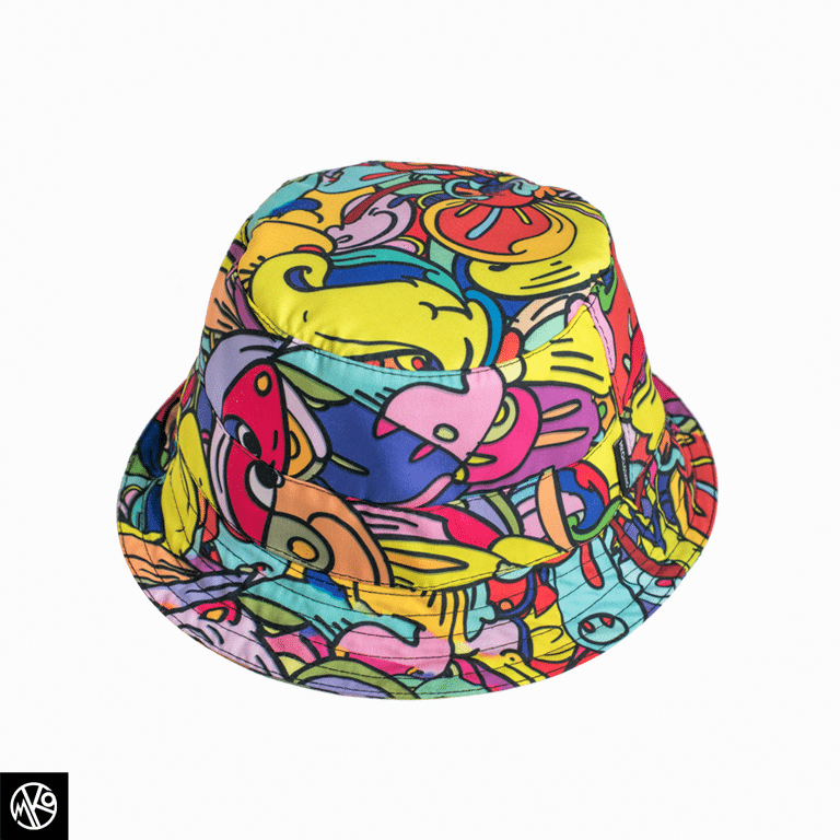 Psychedelic bucket hat