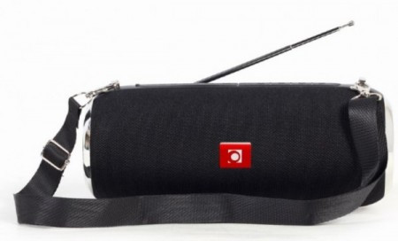 Gembird portable bluetooth speaker +handsfree 2x5W, FM, USB, SD, AUX + antena black SPK-BT-17