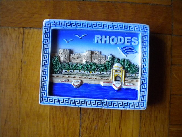 RODOS RHODES, magnet za frizider (1)