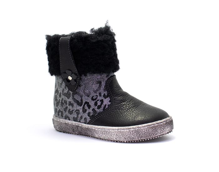 Casual Purple Leopard Girl Boot