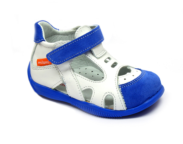 prince sandal white-blue