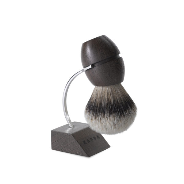 Acca Kappa Shaving Brush With Stand – Wenge’ Wood – Pure Silver Badger – Četka za brijanje od čiste dlake jazavca sa stalkom