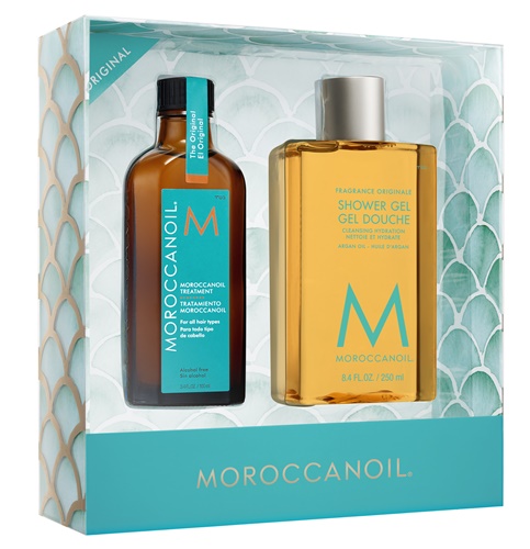 Moroccanoil Summer Home and away set original tretman 100ml + shower gel 250ml