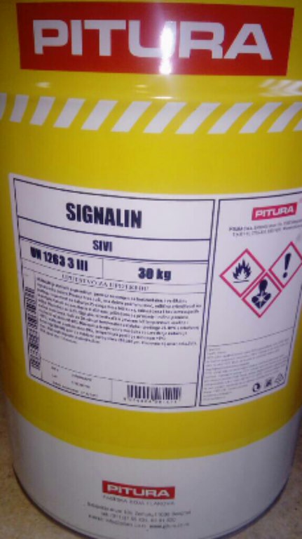 Pitura Signalin 30 kg,Beli