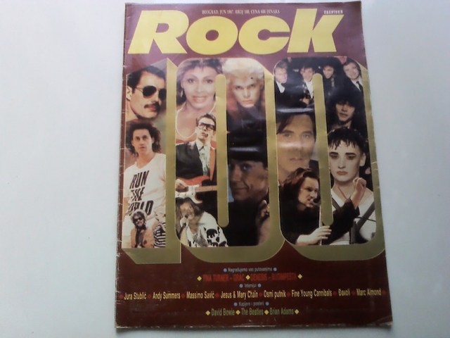 Časopis ROCK broj 100, jun 1987