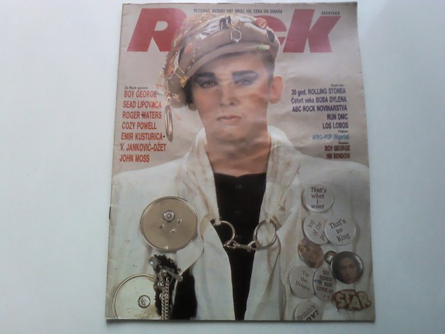 Časopis ROCK broj 102, avgust 1987