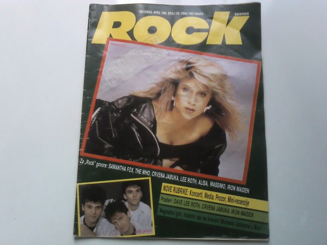 Časopis ROCK broj 110, april 1988