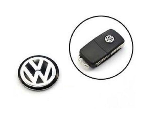 Volkswagen logo - VW stiker - crni