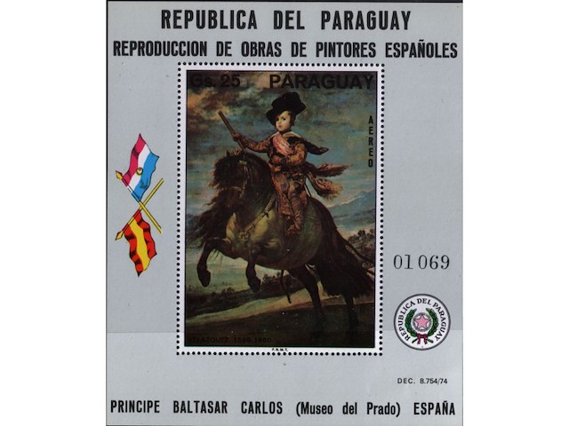 kt428n   02.apr1976  Paraguay  MiBl273-2792 **