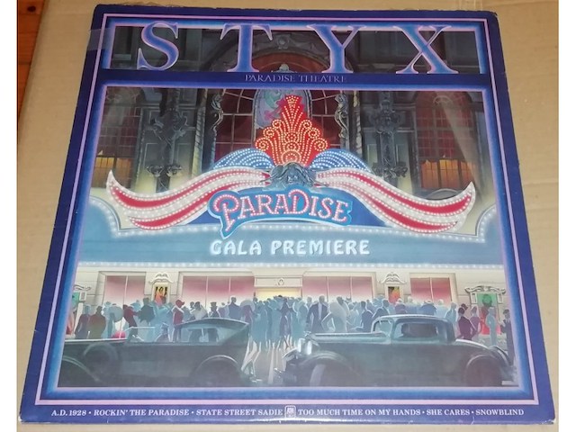 Styx ‎– Paradise Theatre (LP), US PRESS