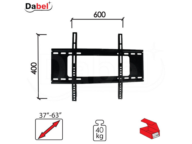 NOSAČ ZA TV N100 CRNA 37"-63"600X40