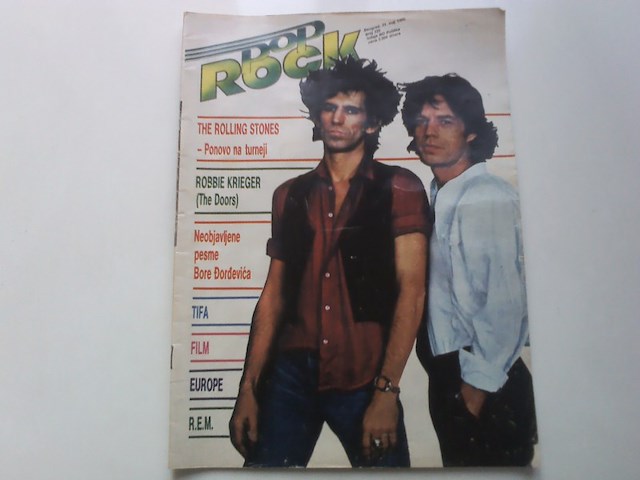 Časopis POP-ROCK broj 125, maj 1989
