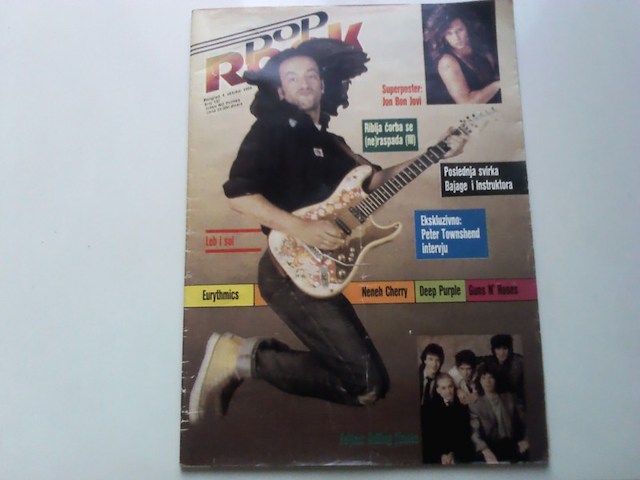 Časopis POP-ROCK broj 132, oktobar 1989