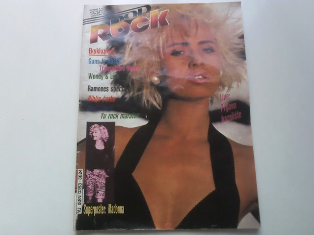 Časopis POP-ROCK broj 134, novembar 1989