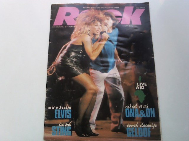 Časopis ROCK broj 78, avgust 1985