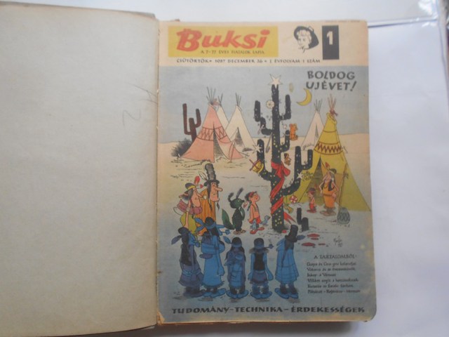 Buksi 1-30, 1957.-58. časopis za decu na mađarskom