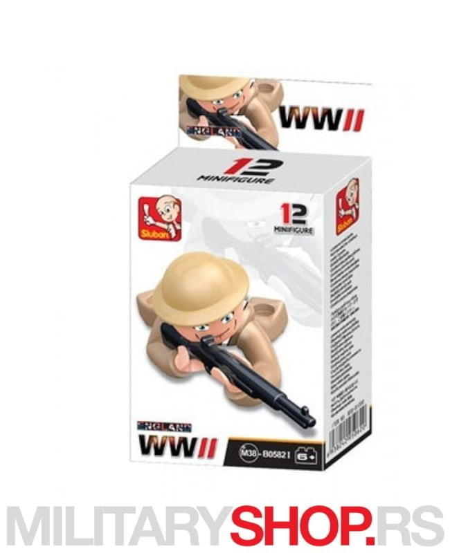 WWII Sluban B0582J figura vojnika