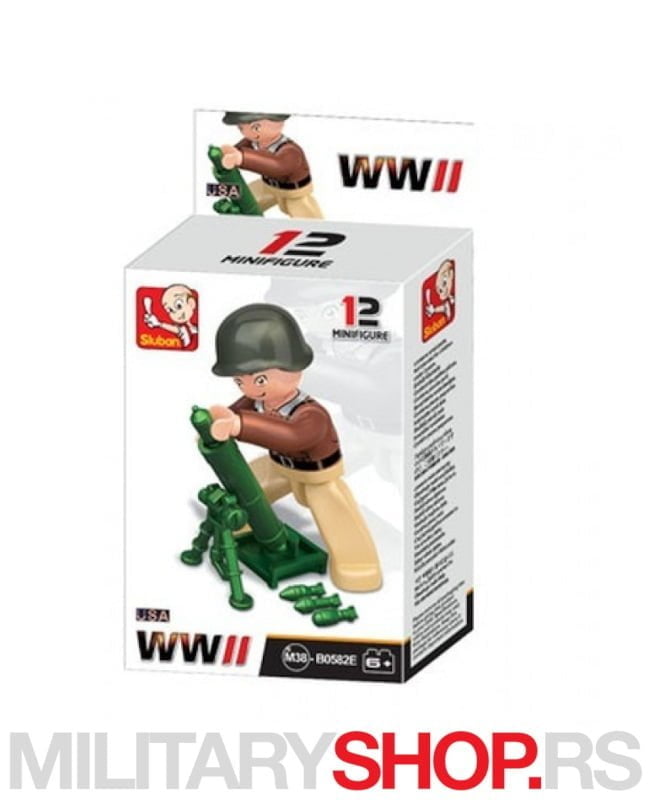 WWII Sluban B0582E figurica vojnika