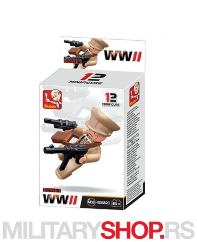 WWII Sluban B0582C figura vojnika