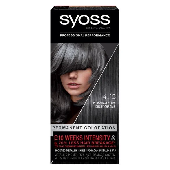 Syoss Color 4-15 prašnjavi krom farba za kosu