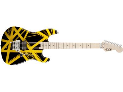 EVH Striped Series Black with Yellow Stripes