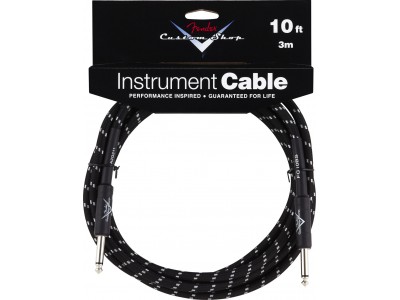 Fender PRIBOR Custom Shop Performance Series Cable 10 Black Tweed