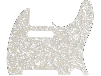 Fender PRIBOR Pickguard, Telecaster®, 8-Hole Mount, Aged White Pearl, 4-Ply