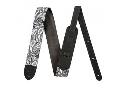 Fender PRIBOR Paisley Denim Strap, 2" Grey