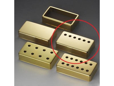 Schaller Pickup Covers German Silver Gold 6 Hole-Neck