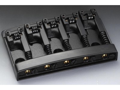 Schaller Bass Bridge 3D-5 3-dimensional Reels Black Chrome