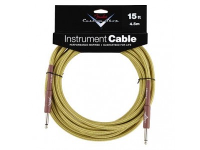 Fender PRIBOR Custom Shop Performance Series Cable. 15'. Tweed