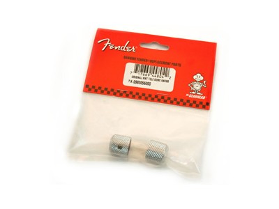 Fender PRIBOR Knobs. Vintage Dome Style Tele. Chrome (2) *