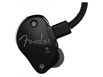 Fender FXA7 Pro In-Ear Monitors, Metallic Black