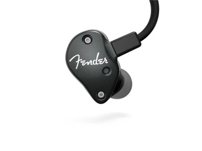 Fender FXA6 Pro In-Ear Monitors, Metallic Black