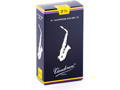 Vandoren Alto Saxophone Reeds - Strength 3.5 SR2135