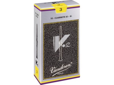 Vandoren V-12 Advanced Bb Clarinet Reeds n3.5+ CR1935+