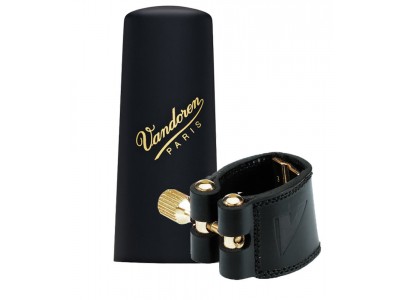 Vandoren Soprano Sax Leather Ligature + Leather Cap LC26P