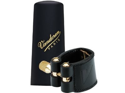 Vandoren Tenor sax leather ligature & plastic cap LC28P