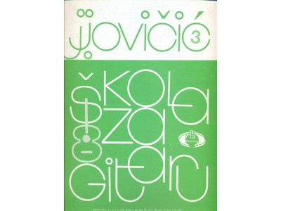 Literatura J. Jovičić - Škola za gitaru 3