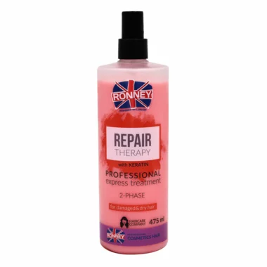 Dvofazni tretman sa keratinom za obnavljanje suve i oštećene kose RONNEY Repair Therapy 475ml