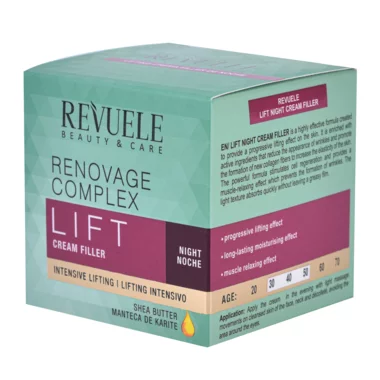 REVUELE Noćna krema za zatezanje kože REVUELE Lift Šea puter 50ml