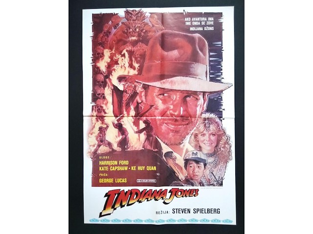 Indiana Jones and the Temple of Doom, 1984 g Retko !!!