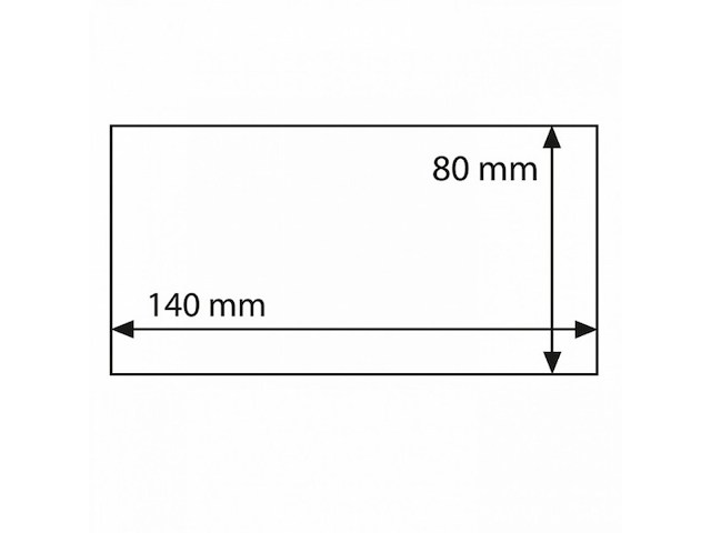 Zaštitne folije za novčanice BASIC 140 x 80mm