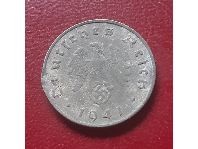 10 REICHSPFENNIG 1941 D