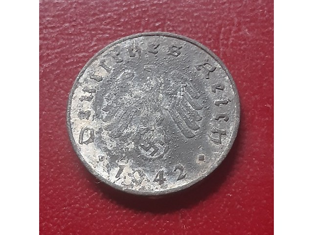 10 REICHSPFENNIG 1942 J