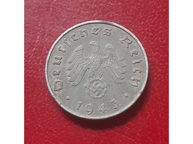 10 REICHSPFENNIG 1943 A