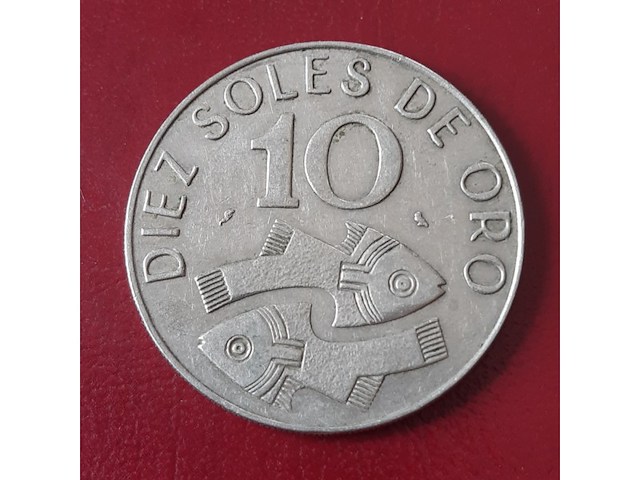 Peru 10 SOLES DE ORO 1969